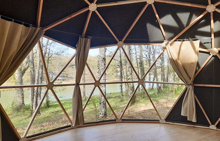 Dôme Géodésique Fabricant De Dome Géodésique En Bois Et Toile