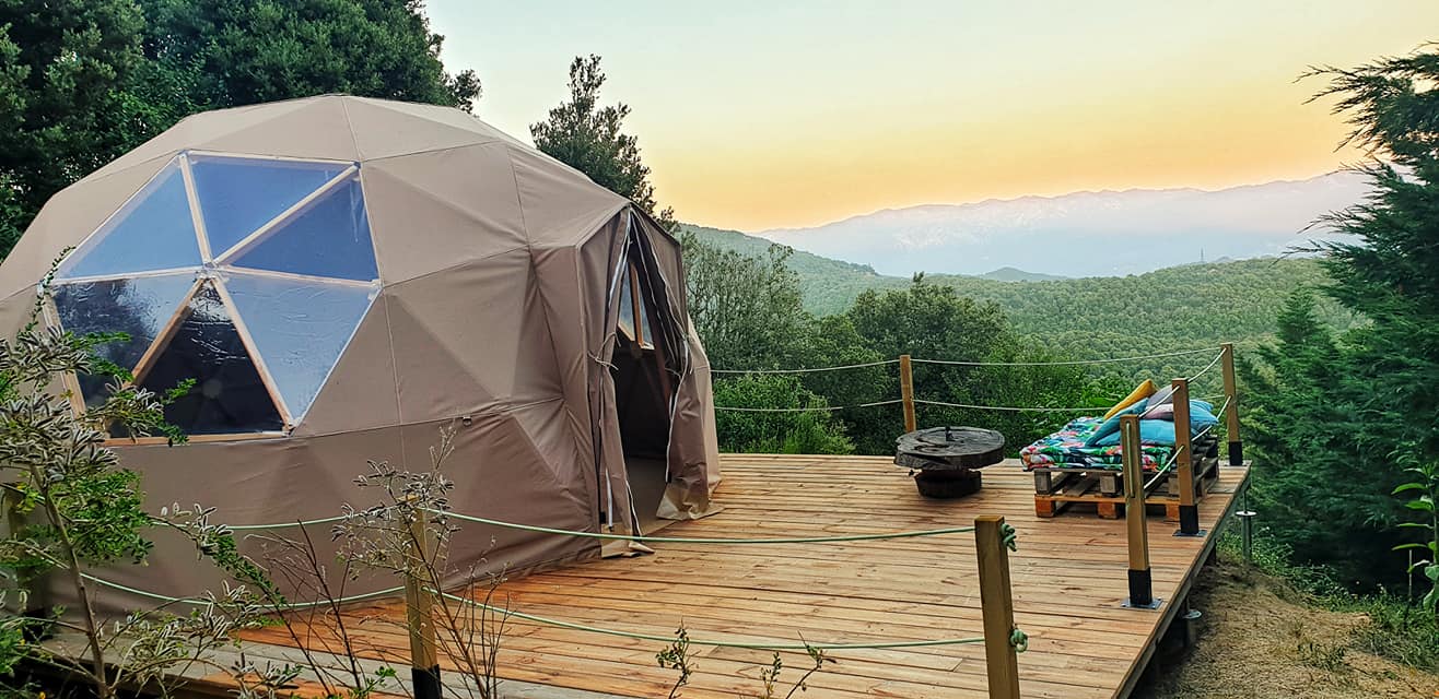 Dôme Géodésique - Fabricant de dome géodésique en bois et toile
