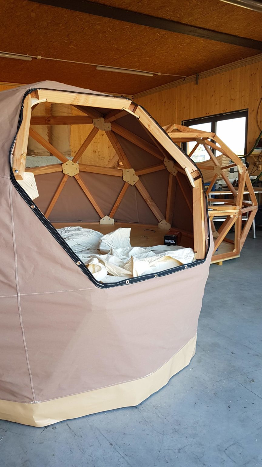 Atelier Jean Lehmann - Dodôme étoilé - Dôme géodésique version mini